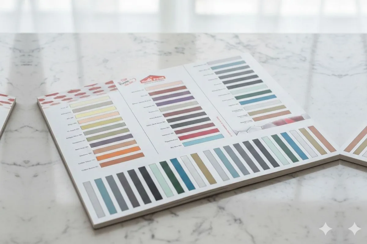 Epoxy Shade Card | Tile Epoxy Colours & Epoxy Colors for Tiles